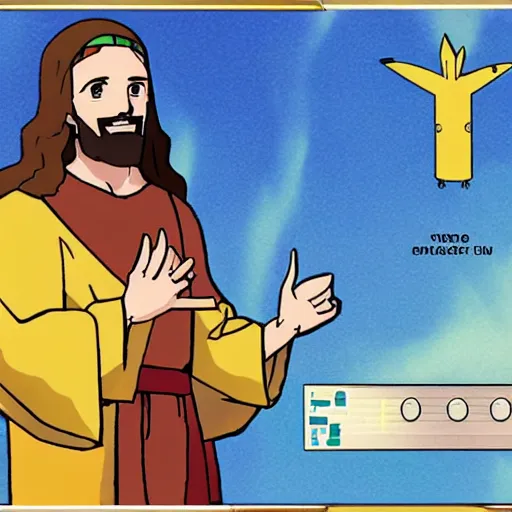 Jesus Pokemon Card